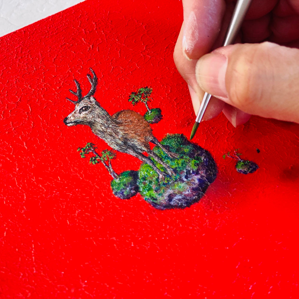 Yakushima Deer "float"(S0) – ZiNART STORE